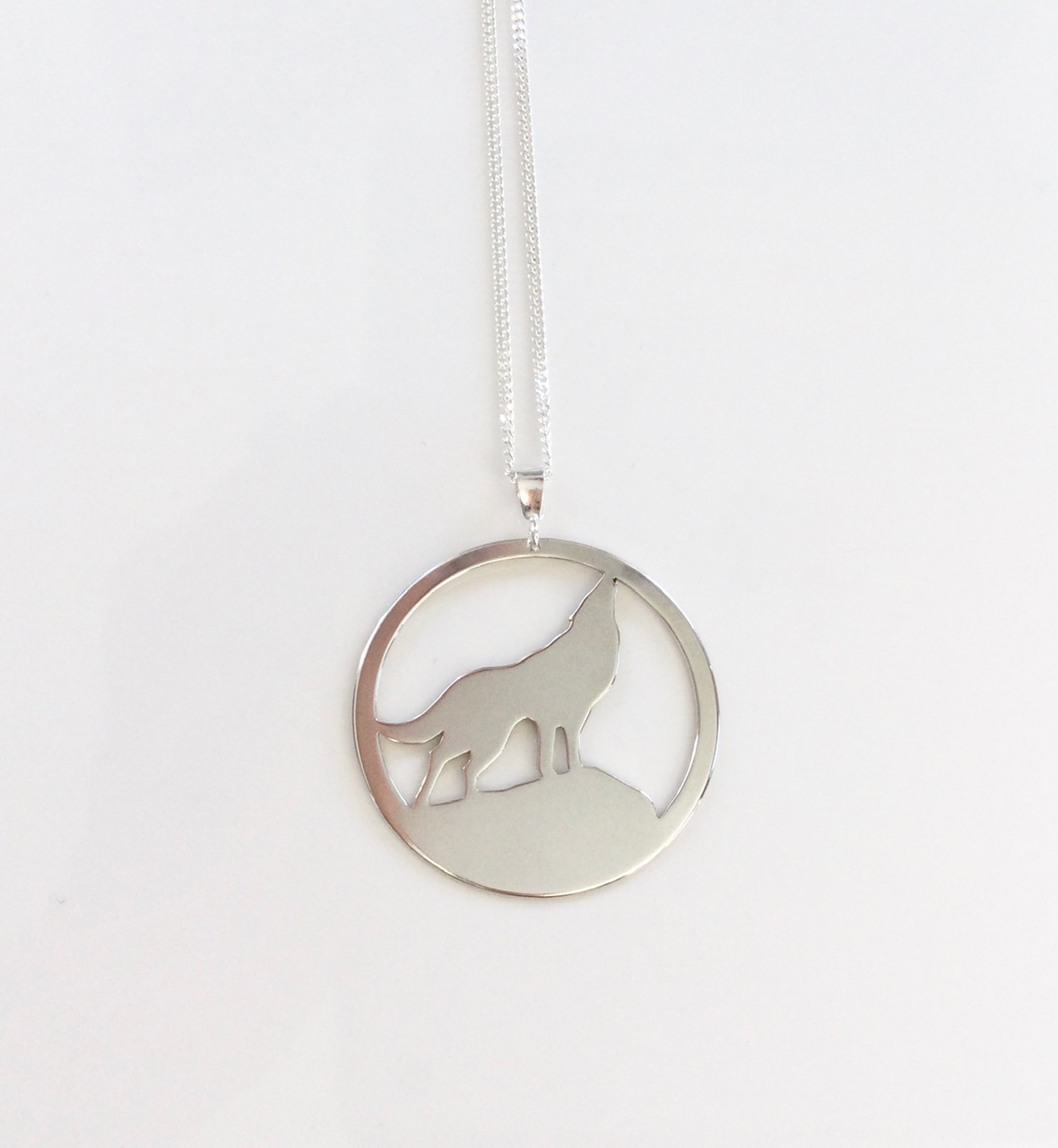 Argent Whimsy - Necklace / Wolf | Curiosities Gift Shop