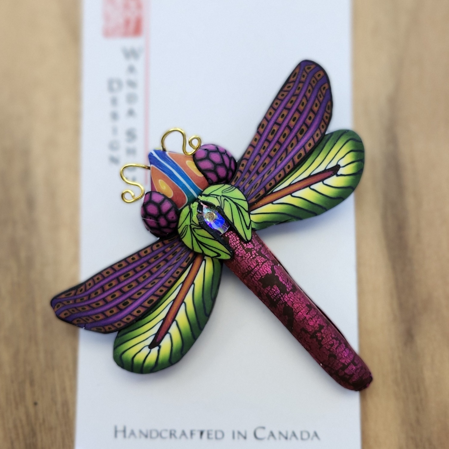 Wanda Shum - Dragonfly Brooch | Curiosities Gift Shop